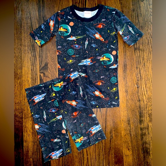Hanna Andersson | Pajamas | Hanna Boys Space Short John Summer Pjs 416 ...